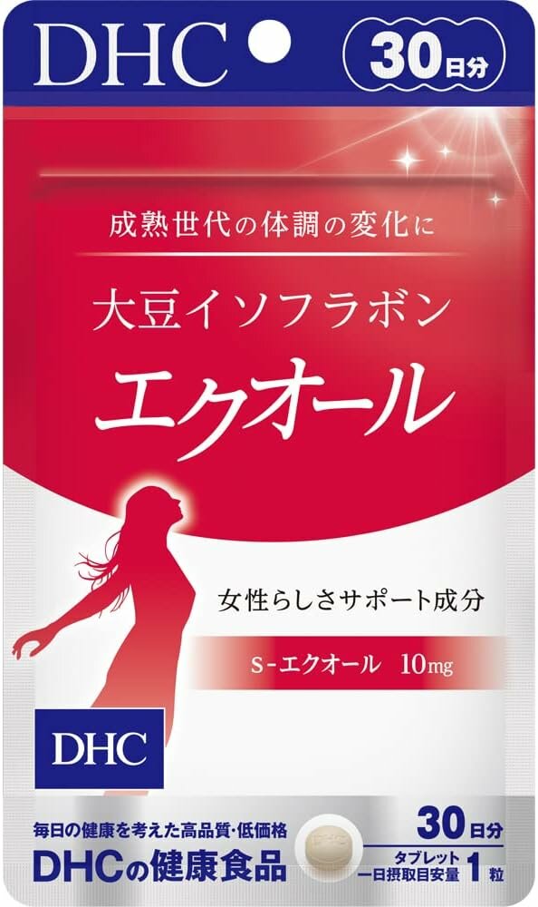 Таблетки DHC Equal, с экстрактом зародышей сои и S-Equol, для женщин, 30 шт.