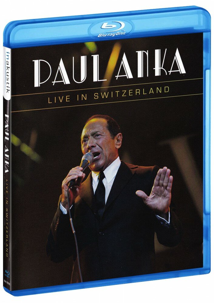 Paul Anka. Live In Switzerland (Blu-Ray) (2013 год, блю-рей диск, Blu-Ray Box)