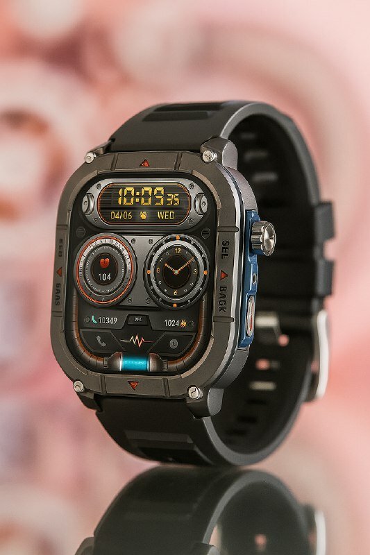 Умные смарт-часы, фитнес-браслет Remax Watch 30, черного цвета