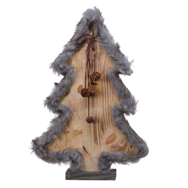 Деревянная елка Devilia Hazel 40 см, Kaemingk, 551280-1