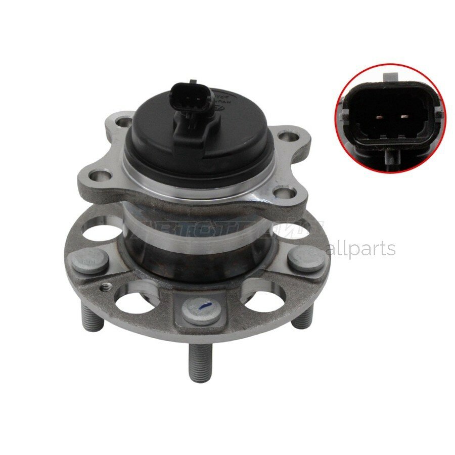 SAT ST-49-0186 Ступичный узел задн. HYUNDAI ELANTRA/I30 1.6D/1.6/2.0 16-/KIA CEED 1.0-1.6 18-