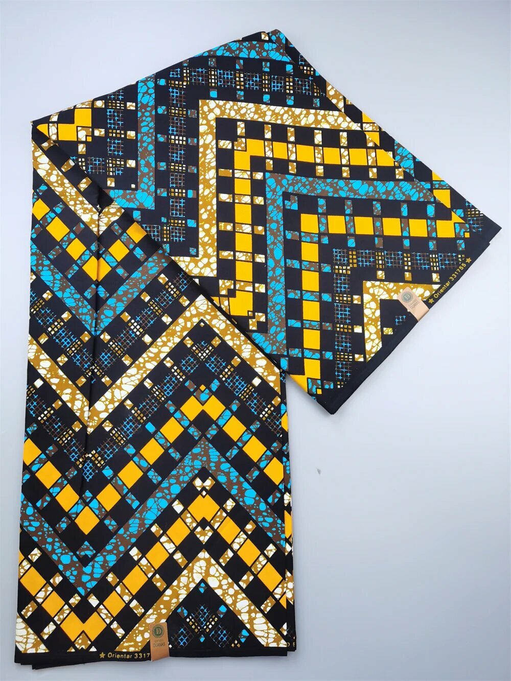 Африканская ткань Pagne, 100% хлопок, 6 ярдов