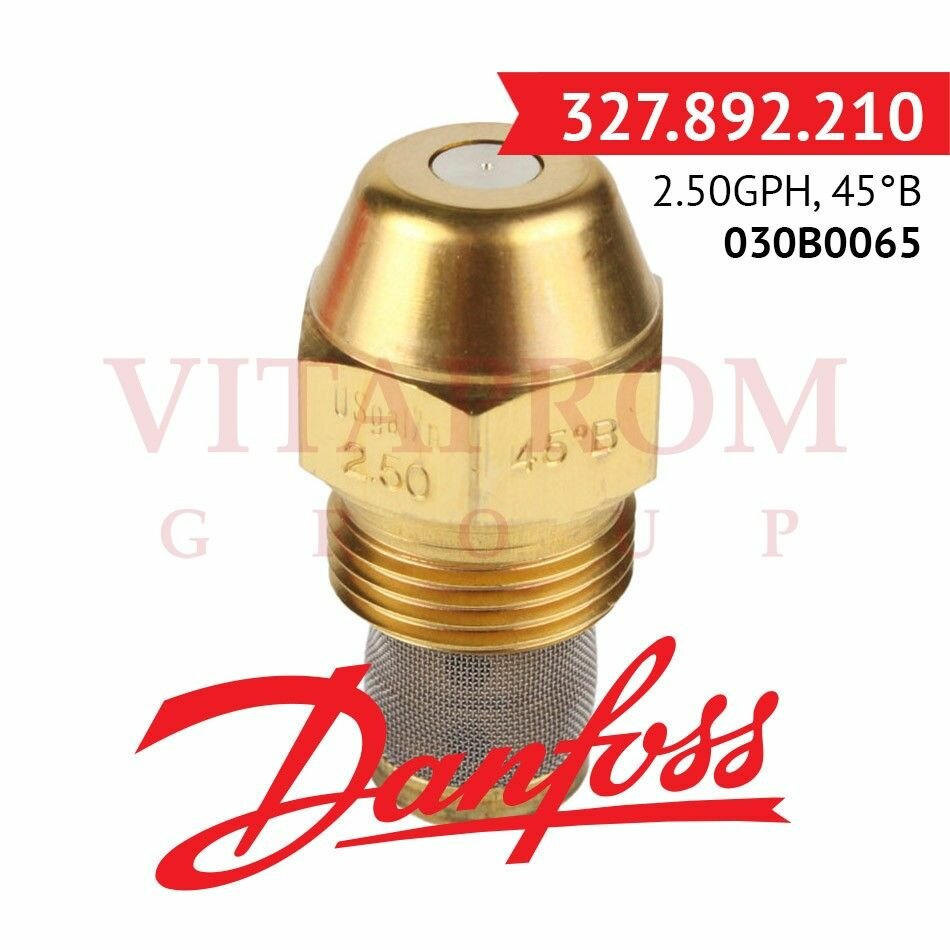 Форсунка Danfoss 2.50GPH, 45B, 030B0065 — фото 1