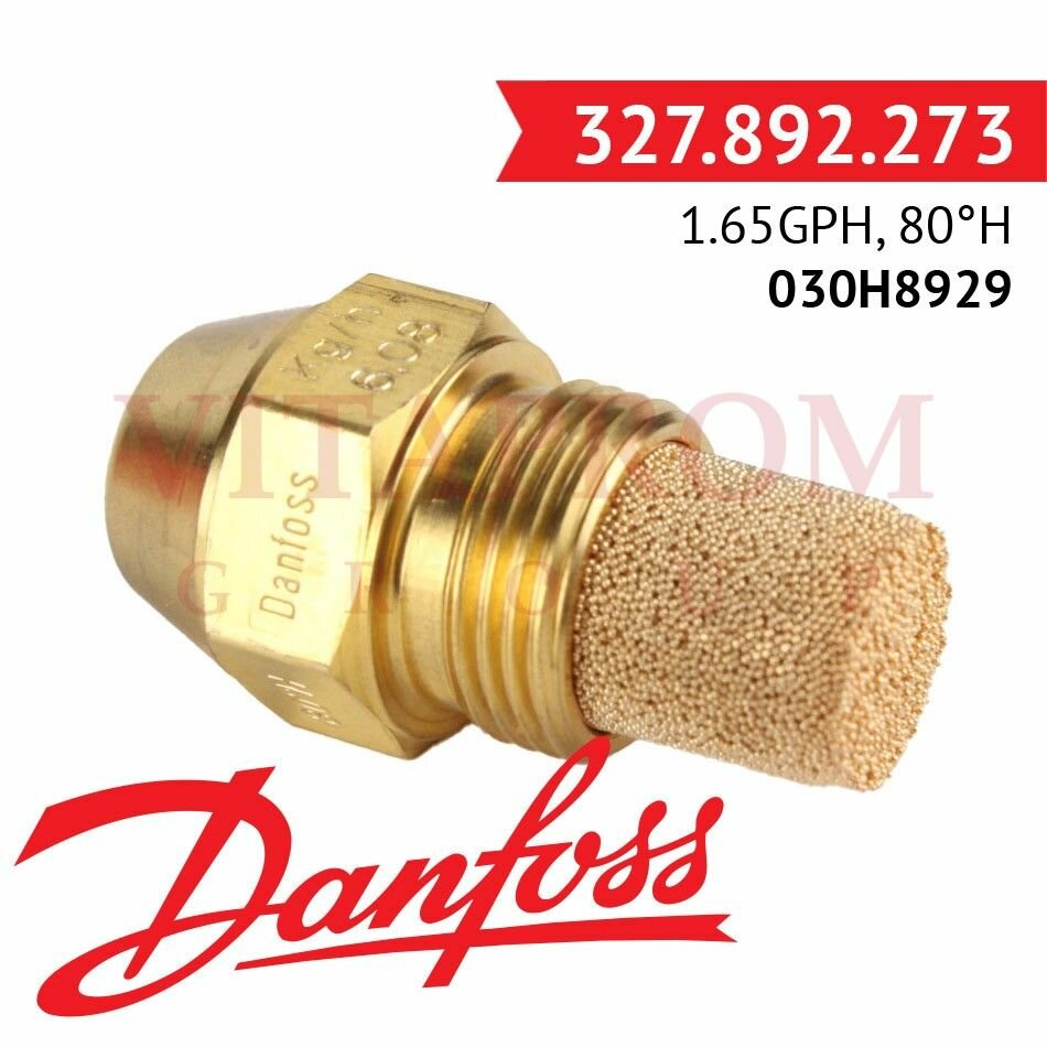 Форсунка Danfoss 1.65GPH,80H, 030H8929 — фото 1
