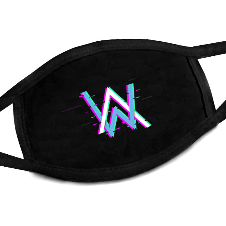 Маска Alan Walker DJ, выцветшая периферийная теплая маска в одном стиле, маска для лица для мужчин и женщин весной и осенью