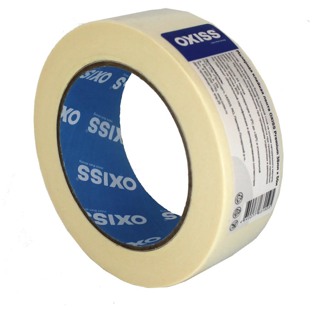 Малярная клейкая лента Oxiss Premium 38мм х 50м, быту
