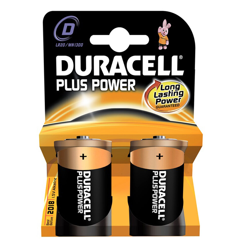 Батарейка Duracell LR20 (размер D - 2шт)