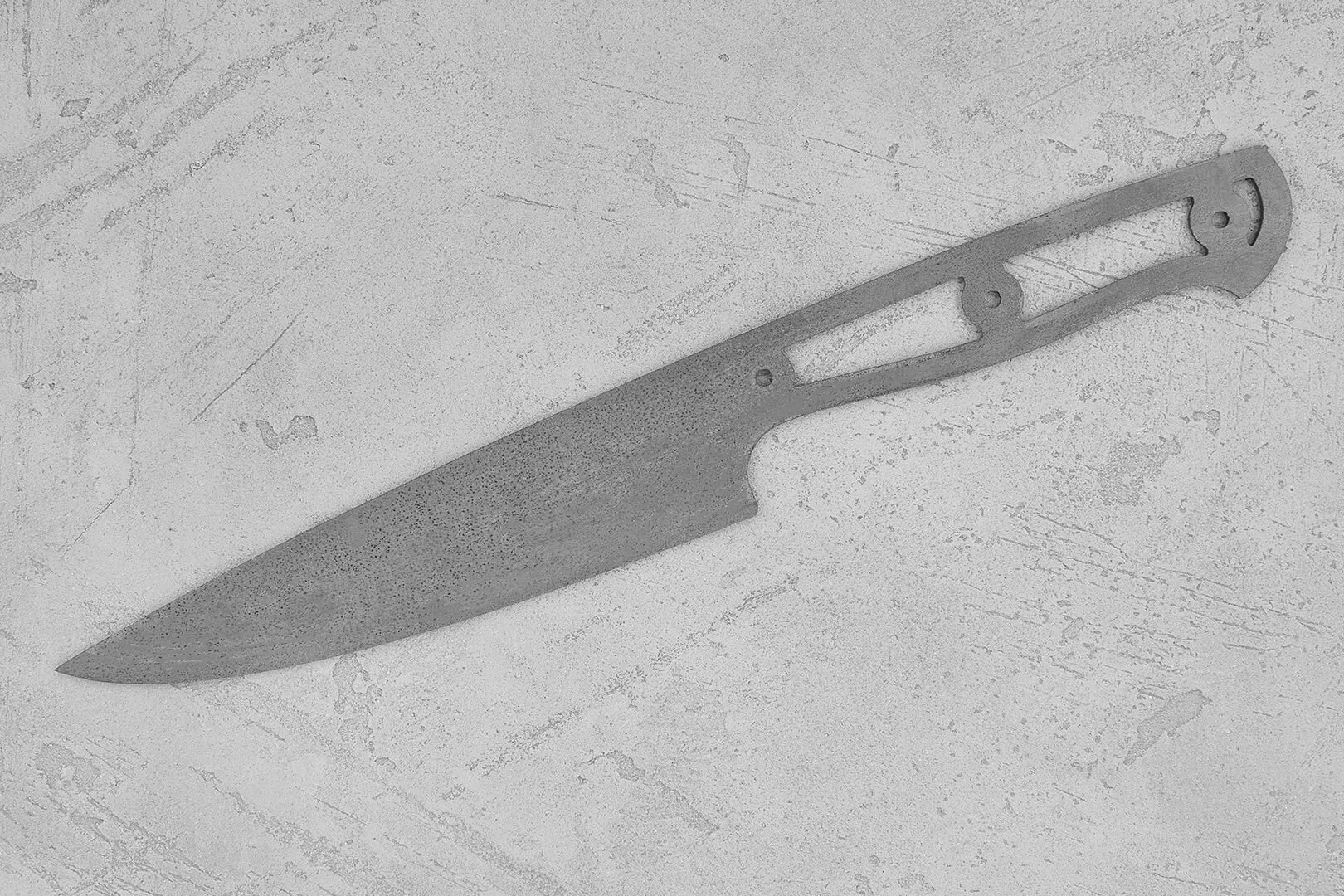 Заготовка для ножа, сталь VG-10 2,8мм. Модель "Аппарель НУ155" с клинком 155мм, ТО 62-63HRC