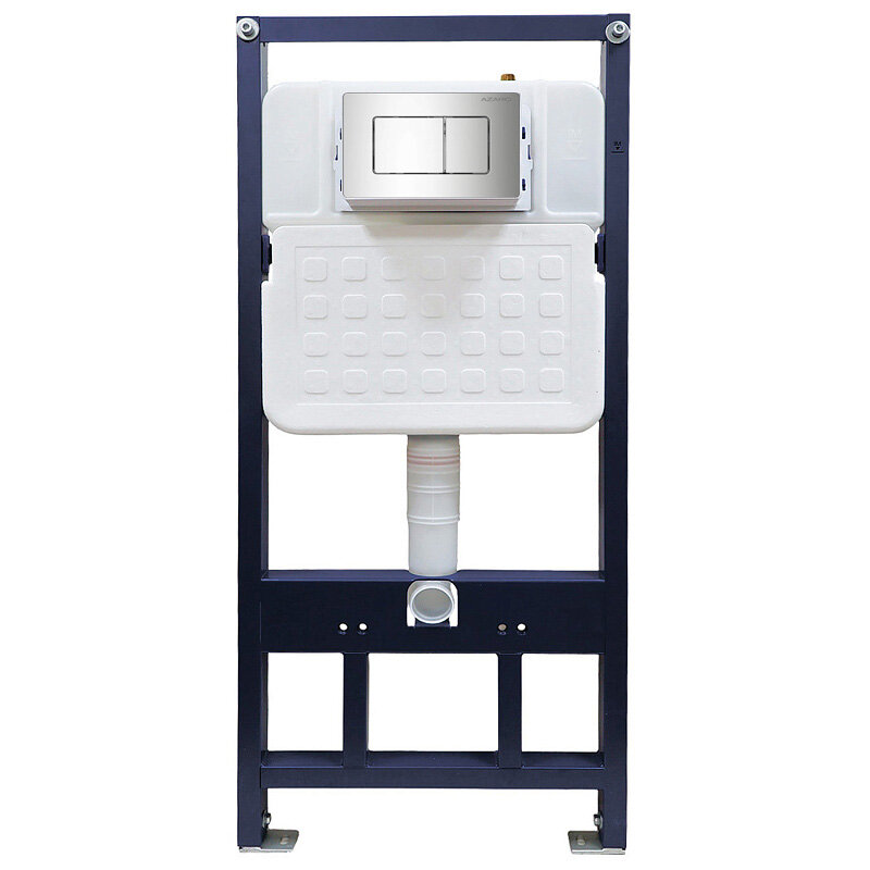 Инсталляция для унитаза Azario New-TS AZ-TS006T с кнопкой AZ-SS-003-CH