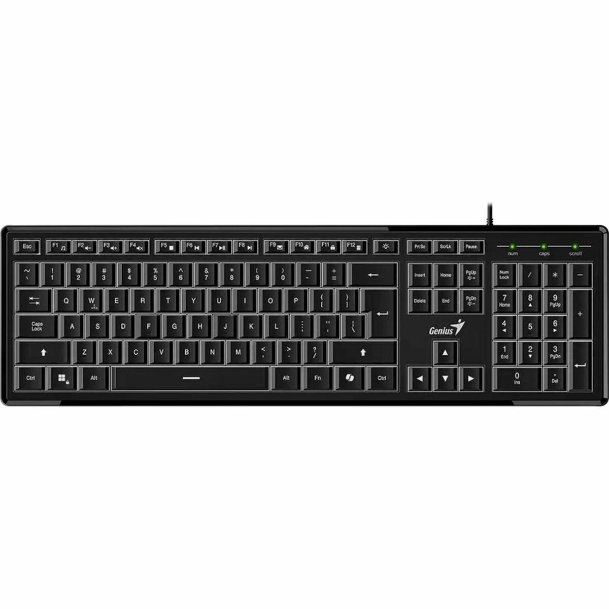 Клавиатура Genius проводн. SlimStar 820 черный (2317085)