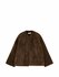 Куртка THE ROW Round-neck long-sleeves jacket, размер 6, коричневый