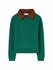 Свитер Tory Burch Collared sweater, размер L, , зеленый,