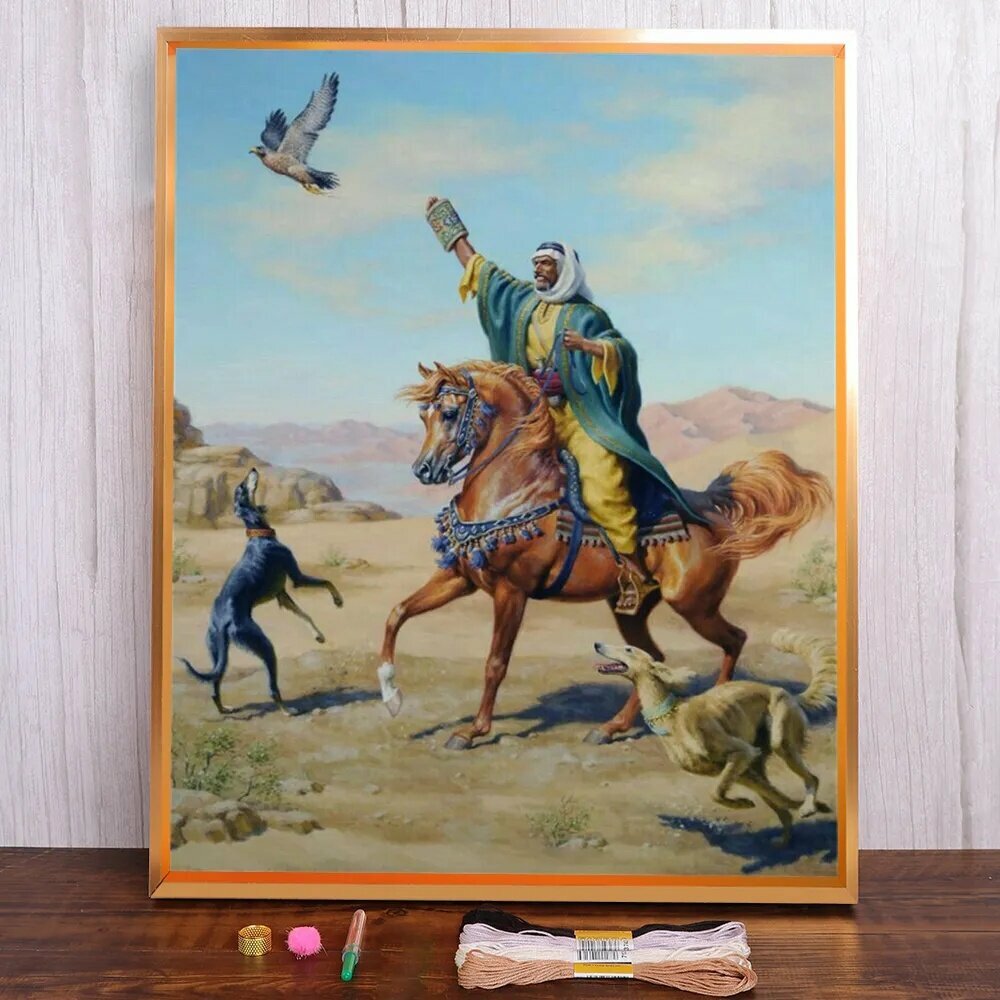 MEIAN Набор для вышивания,30x40CM,14CT,40 цветов