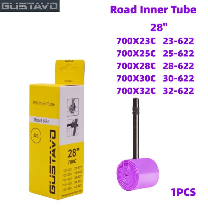 Велосипедные Камеры Gustavo: Прочный Материал TPU Для Долгого Срока Службы - Широкий Размерный Диапазон Для Идеальной Посадки Авторизованный Бренд For Детские И Взрослые Велосипеды