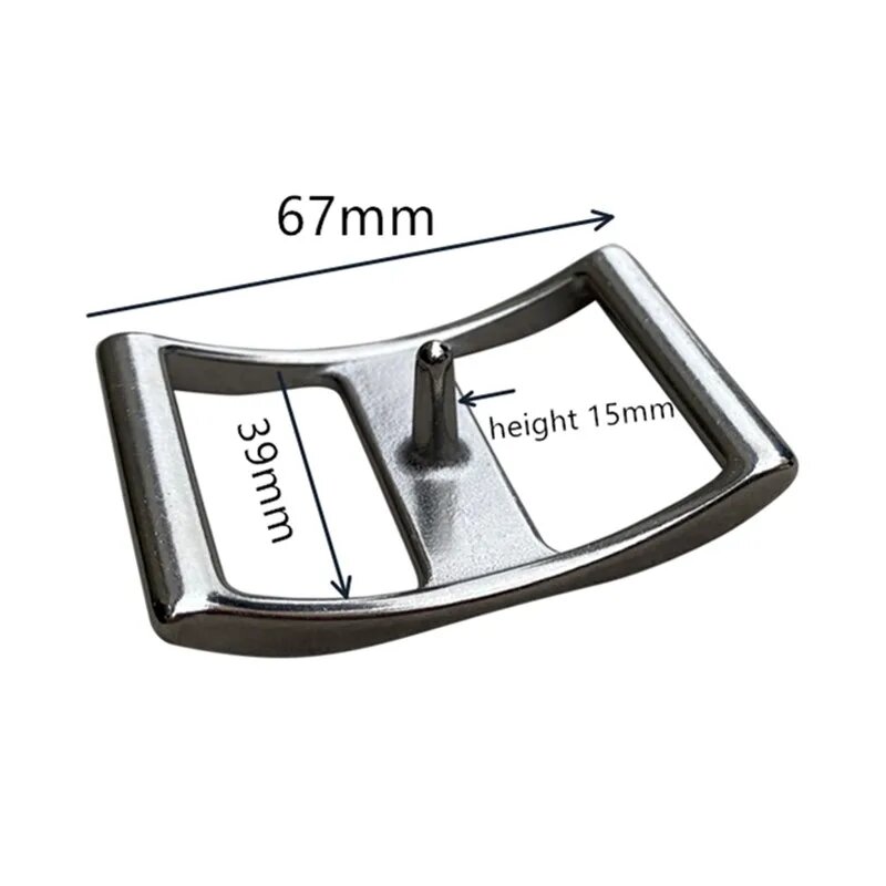 Пряжка для ремня из нержавеющей стали 67x39mm, высота 15mm
