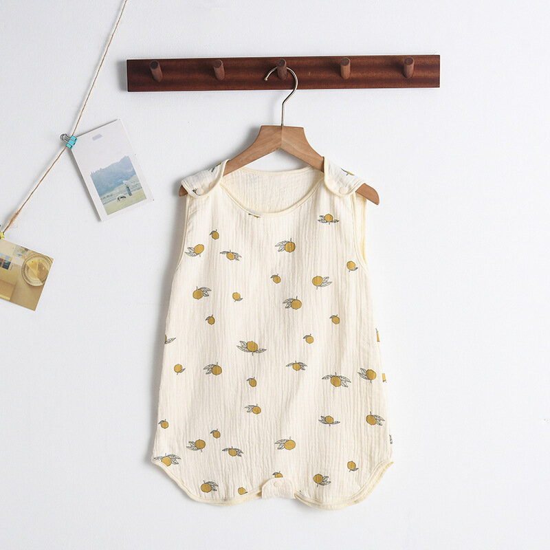 Спальный мешок для новорожденных, детский спальный мешок из марли, тонкое анти-ударное одеяло для детей весной и летом, универсальные пижамы для детей на все сезоны