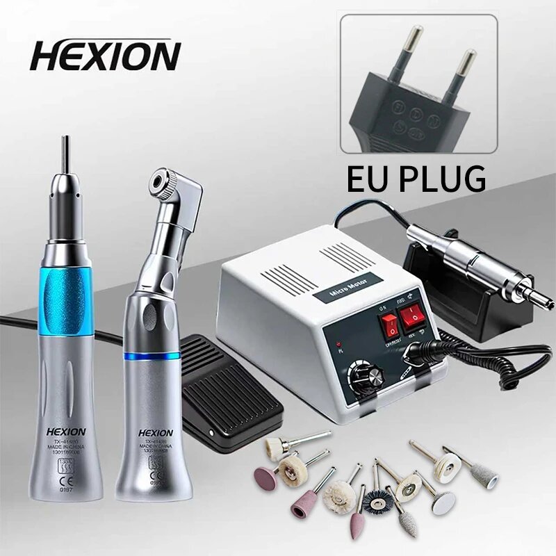 HEXION Набор микромоторов для стоматологии, EU Plug Set