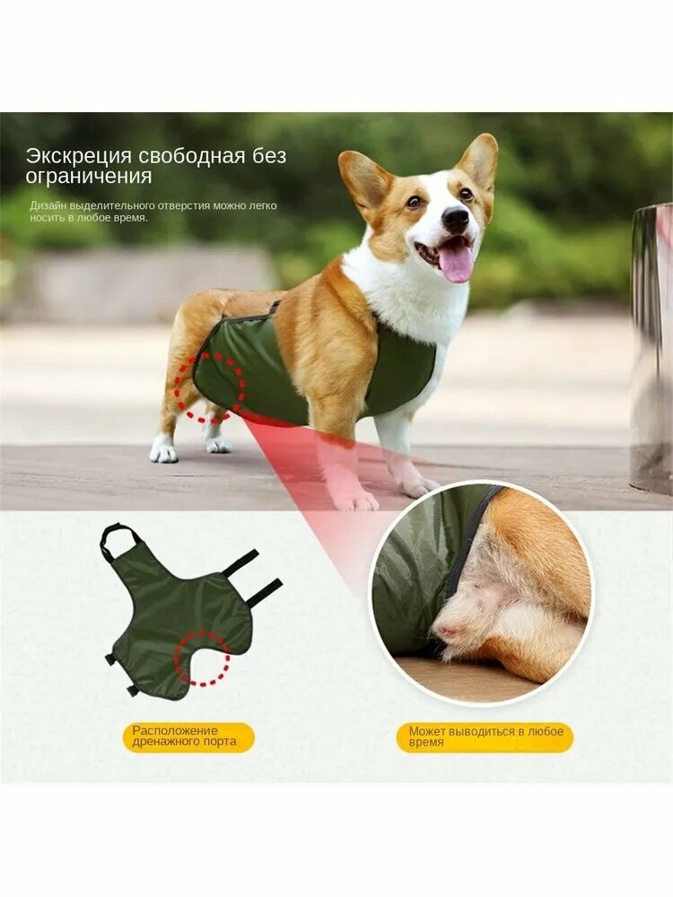 Водонепроницаемый фартук для собаки