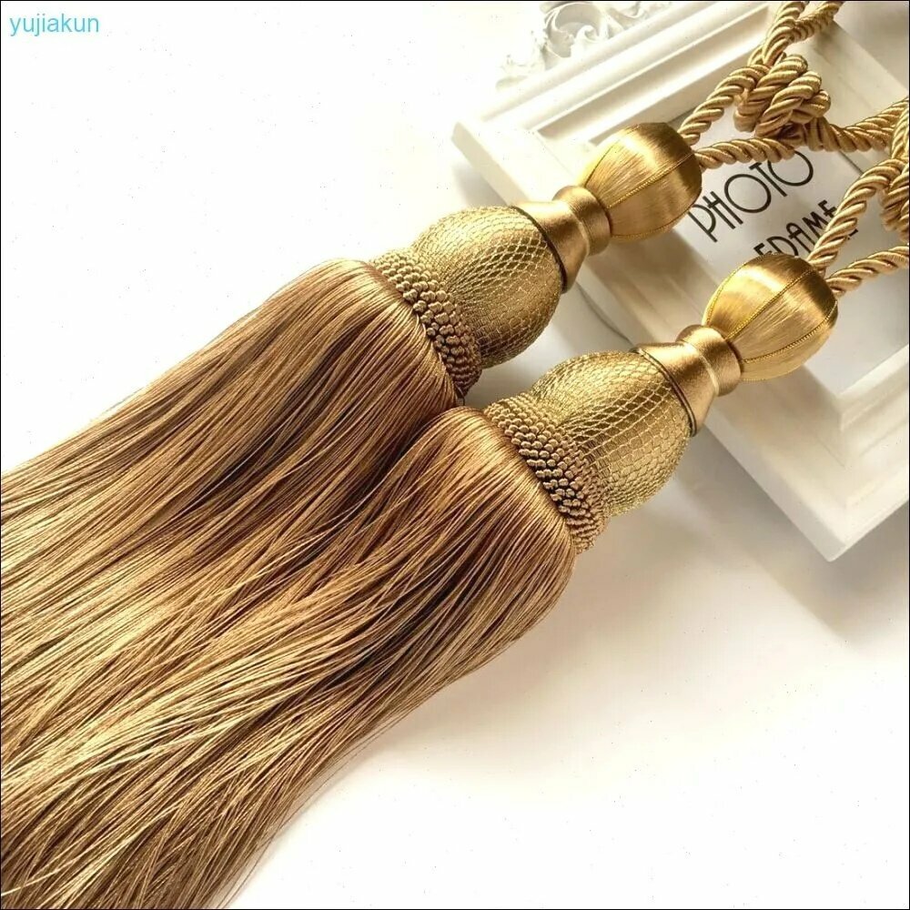 Кисти подхваты для штор 2 шт атласные бронзовые китайские аксессуары карниза