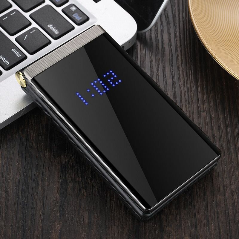 M2-c GSM 2G Раскладной телефон с двумя экранами и двумя SIM-кнопками, запасной складной телефон (поддерживает русский язык)