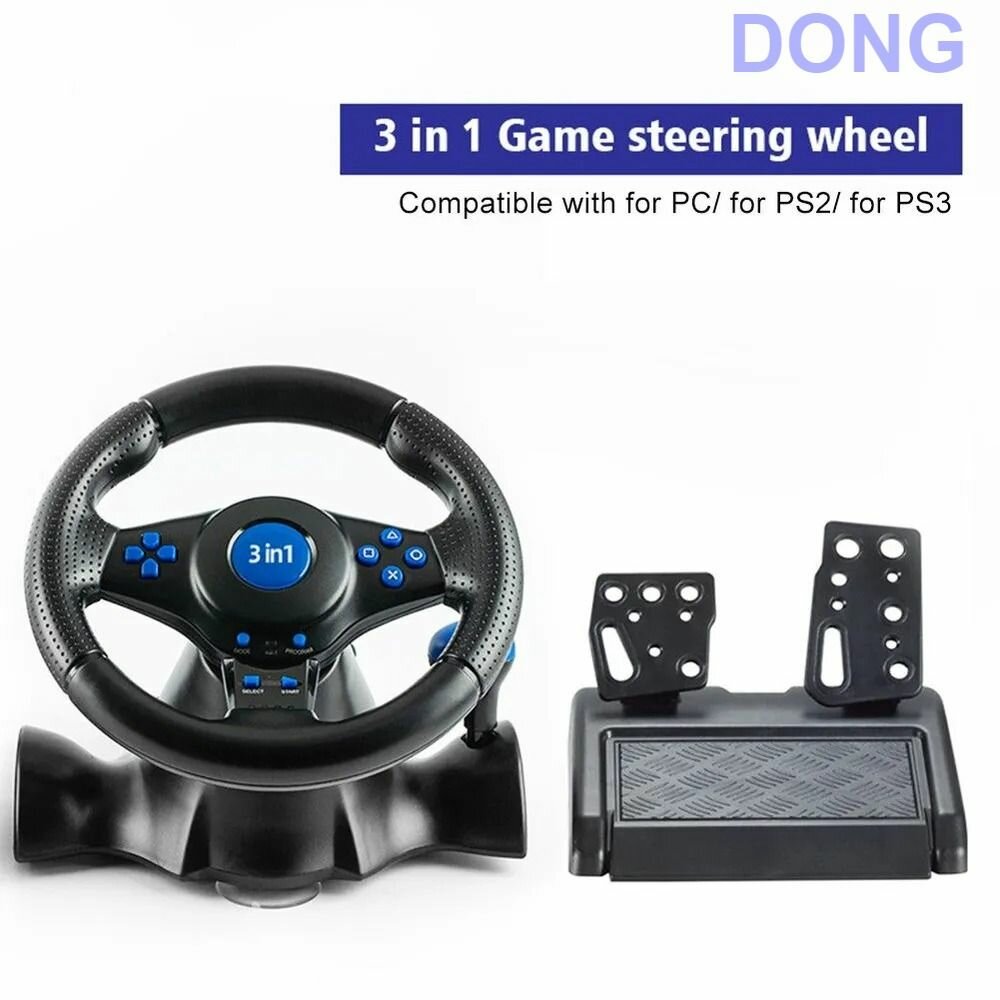 Игровой руль 3-в-1 для ПК/PS2/PS3