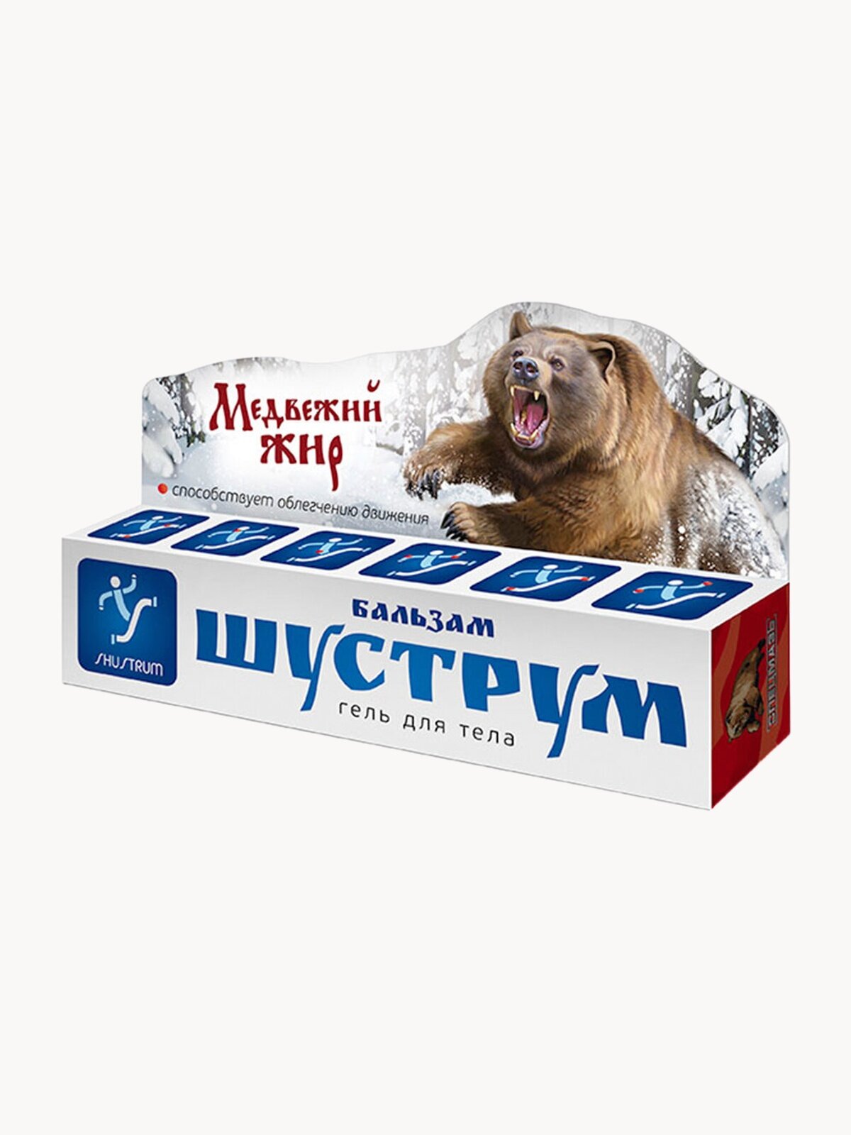 Шуструм гель бальзам с муравьиным спиртом болеутоляющий, противовоспалительный, 44г