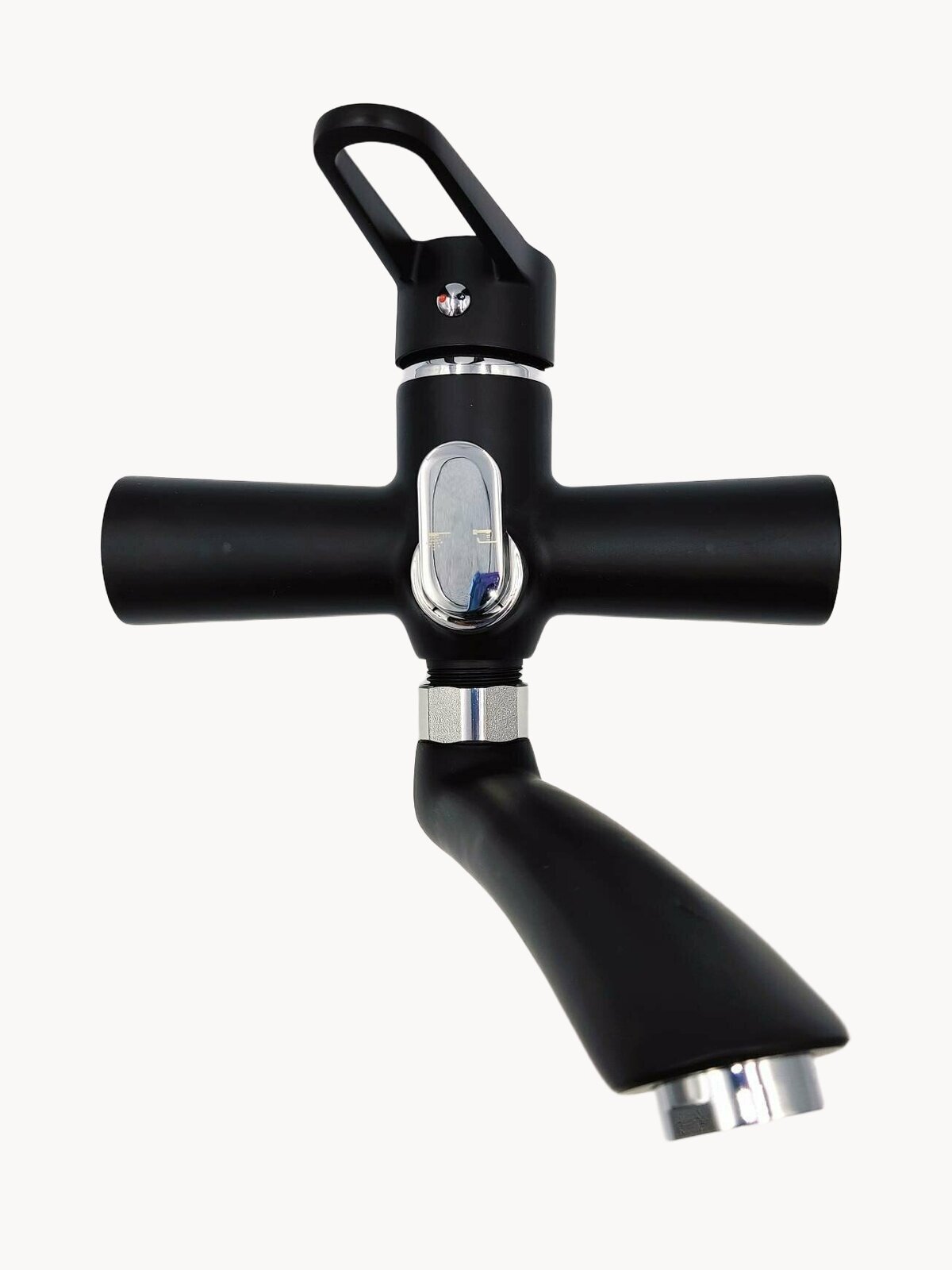 Смеситель для ванны с душем с коротким изливом TRIGOR C3-FD-402, черный