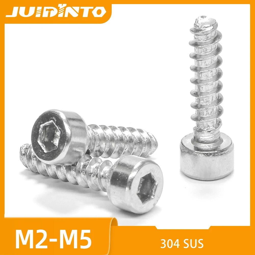 Саморезы JUIDINTO M2x5mm нержавеющая сталь 50шт