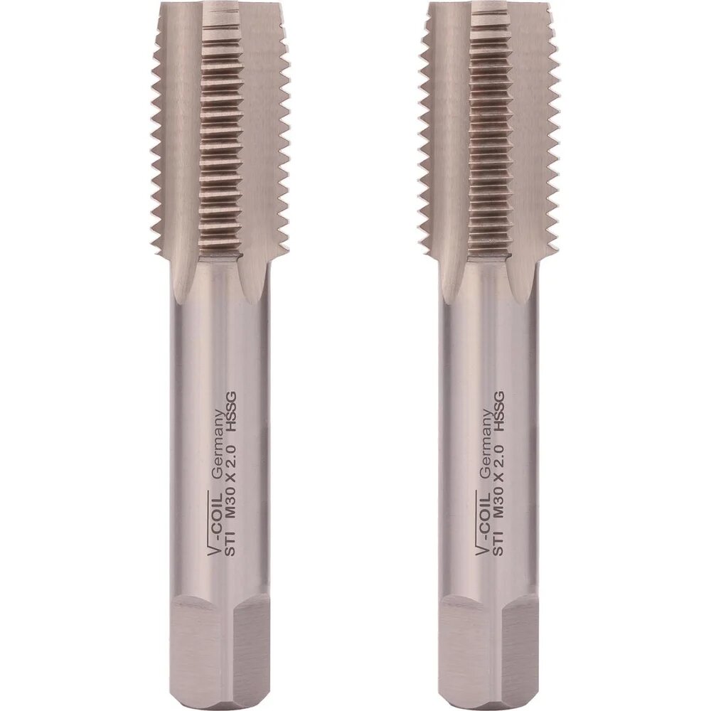 VOLKEL Набор метчиков из 2-х шт. для вставки STI М30 шаг 2.0мм HSS-G V03055