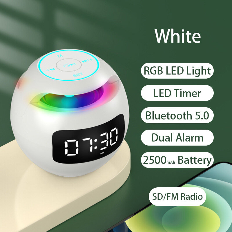 Мини - портативный Bluetooth динамик со светодиодным FM - радио динамик музыка Boombox