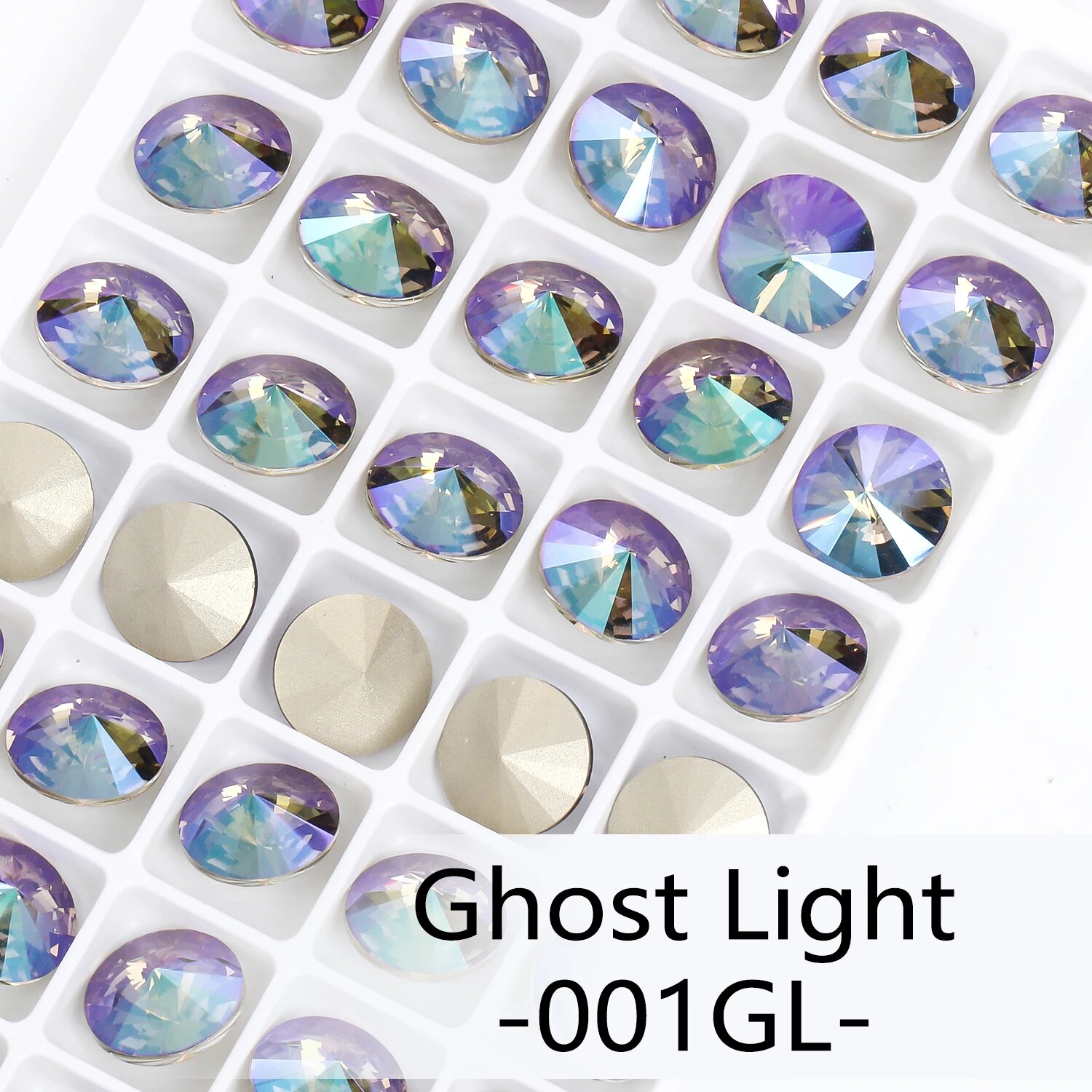 Стразы Ghost Light 8 мм PIPATIAN Rivoli