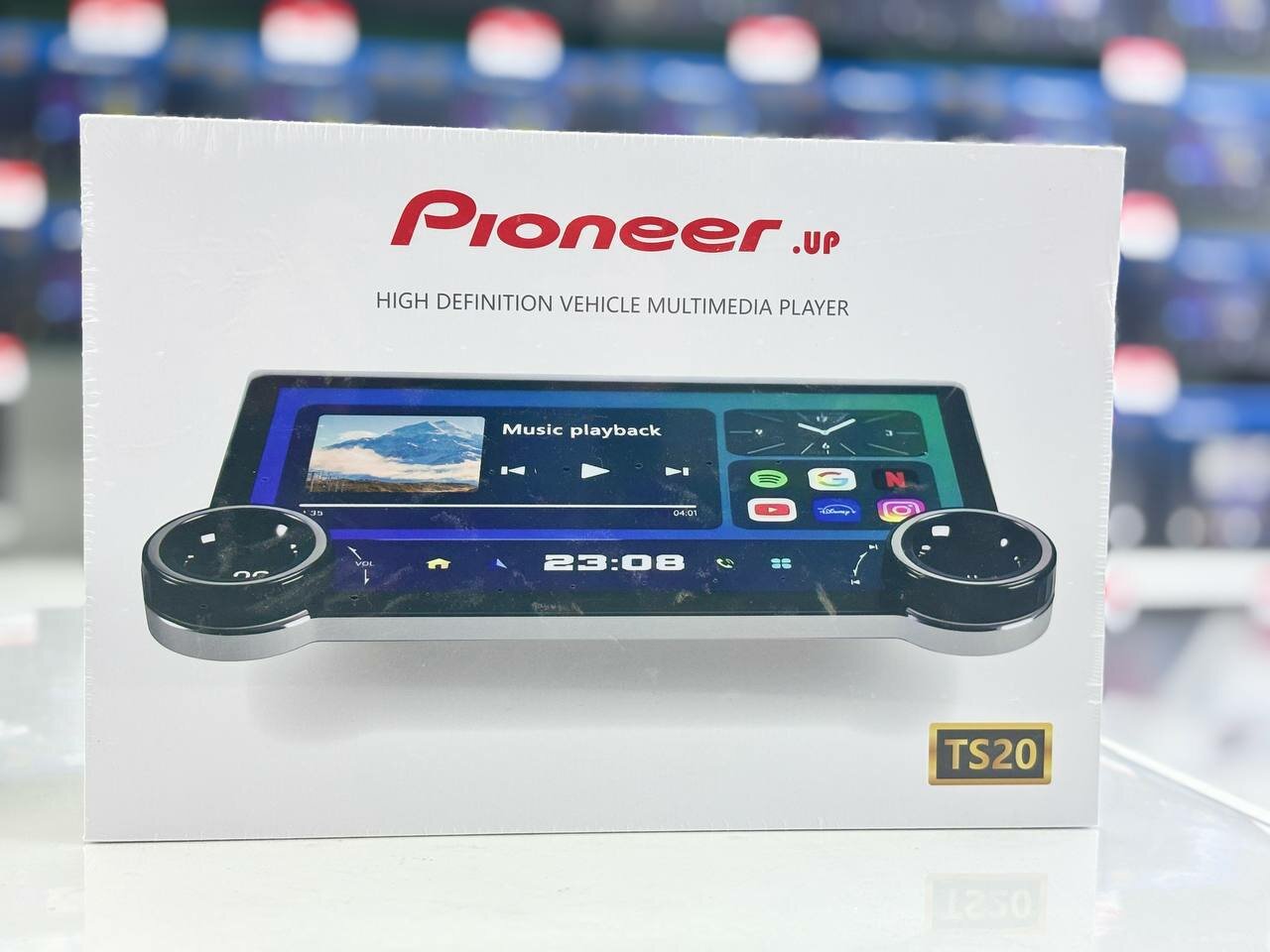 Автомагнитола Android Pioneer.UP TS20 2/32 CarPlay IPS экран на 9-дюйм сенсорная магнитола 2din с 4 ядерным процессором 2/32 GB и кулером охлаждения