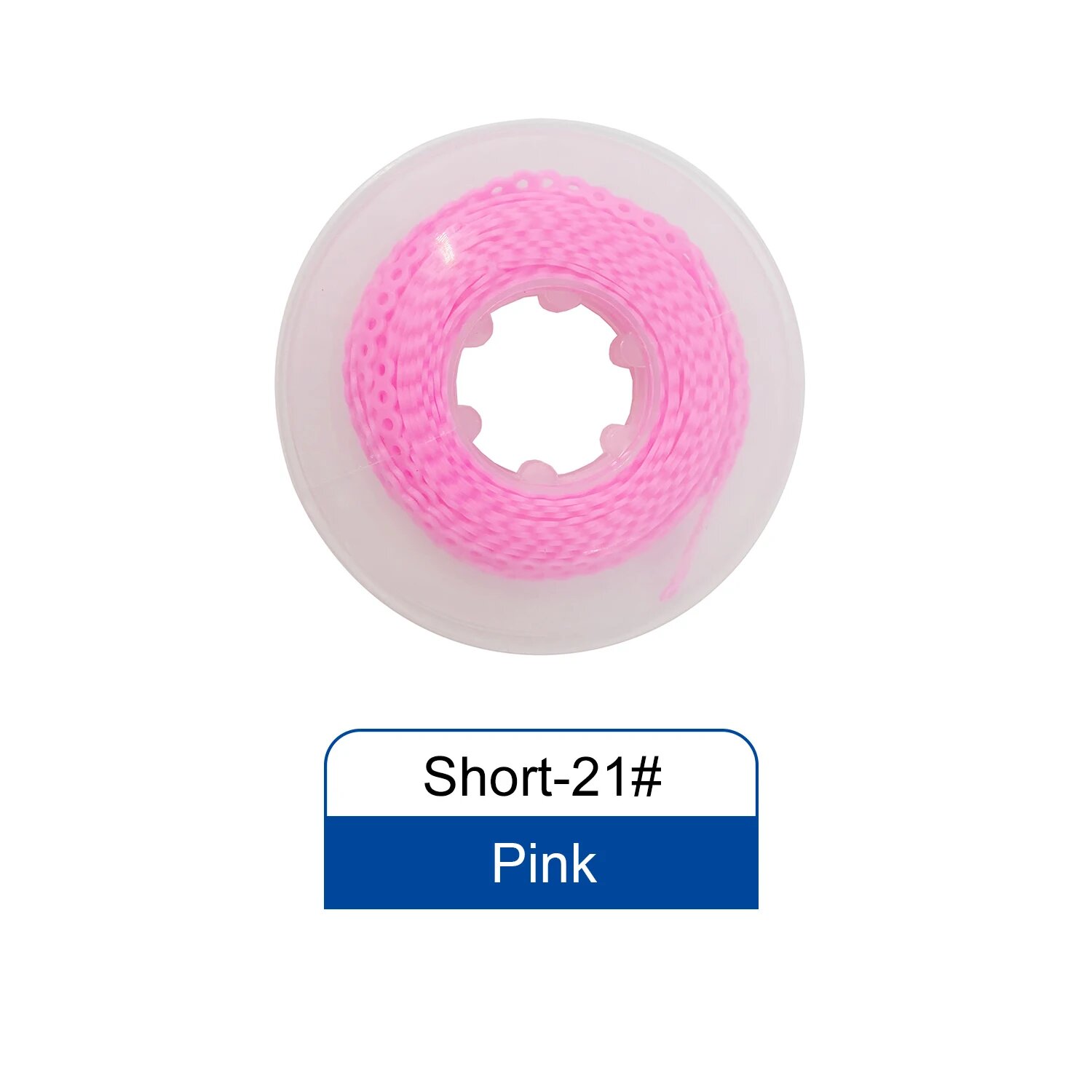 Ортодонтическая резиновая цепь для брекетов WellCK, Pink, Short-21#