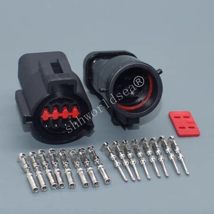 Shhworldsea 8-контактный 1,5 мм автомобильный герметичный разъем «мама-папа» 2sets female male