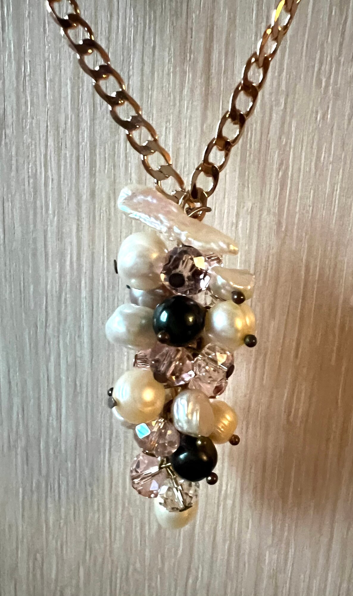 Комплект бижутерии: подвеска, серьги, жемчуг культивированный, топаз синтетический