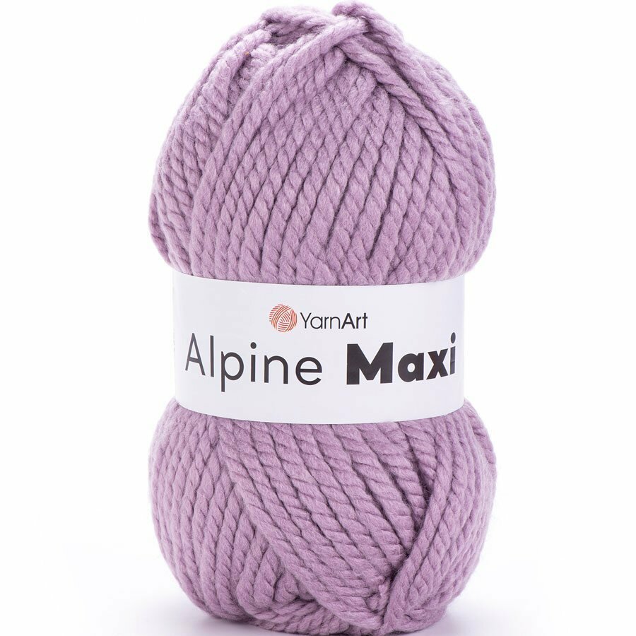 Пряжа Yarnart ALPINE MAXI 678 п. сирень (2 мотка)