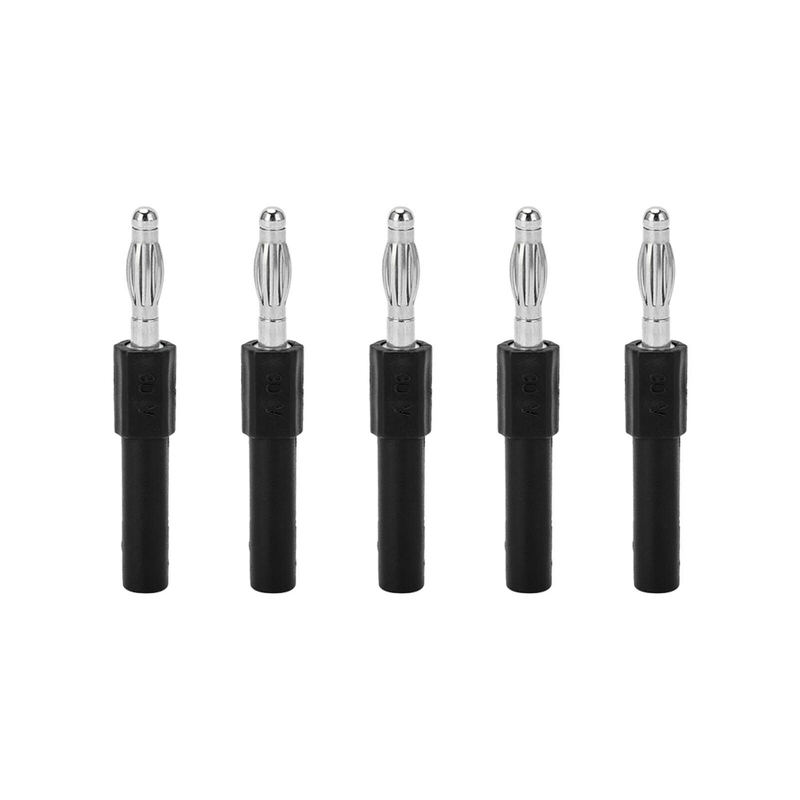 5pcs 4mm Banana Adapter Srenge Connectivity Good проводимость от 4 мм в 2 мм конверсионное плавка банана