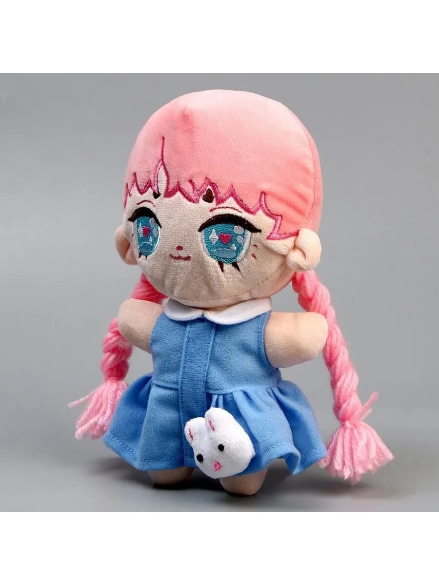 Мягкая кукла-анимешка с фактами, 22 см