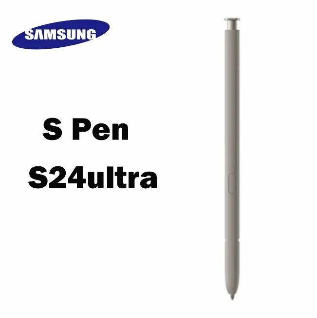 Стилус-перо-ручка S-Pen для смартфона Samsung Galaxy S24 Ultra Серый