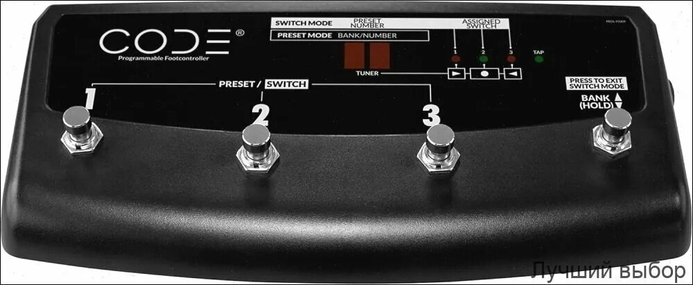 4-позиционный ножной переключатель Marshall PEDL-91009 для кодовых усилителей