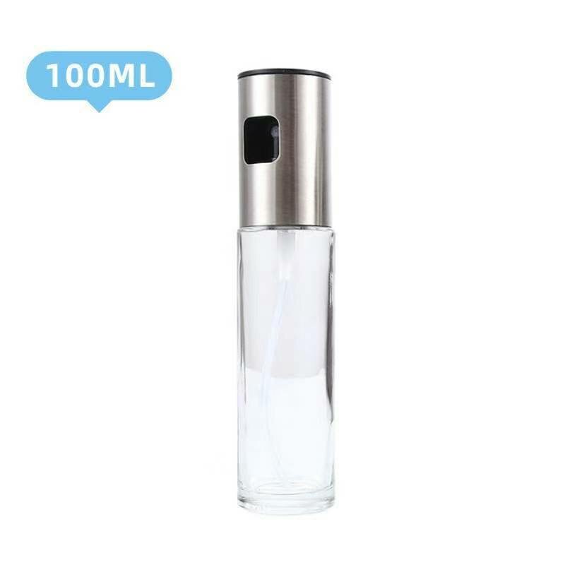 100 мл стеклянная бутылка-распылитель для масла с туманной подачей, пресс-распылитель для приготовления и гриля,