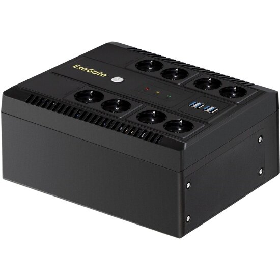 Источники бесперебойного питания Exegate NEO NNB-850. LED. AVR.8SH. CH 850VA/510W