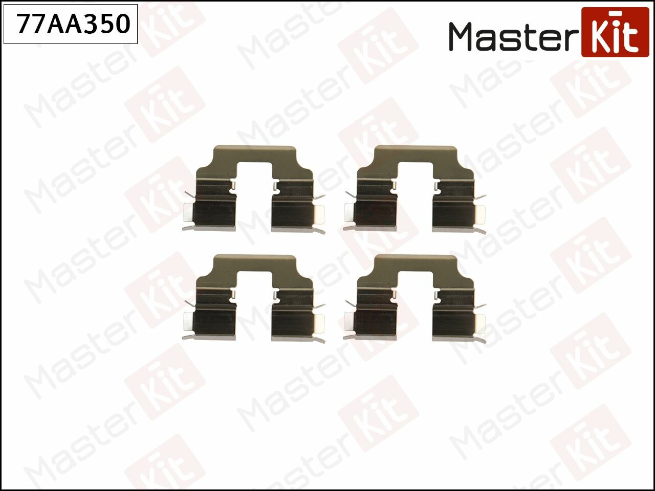 Комплект установочный тормозных колодок Honda Civic IXFKCR-V IVRM 12- MasterKit 77AA350