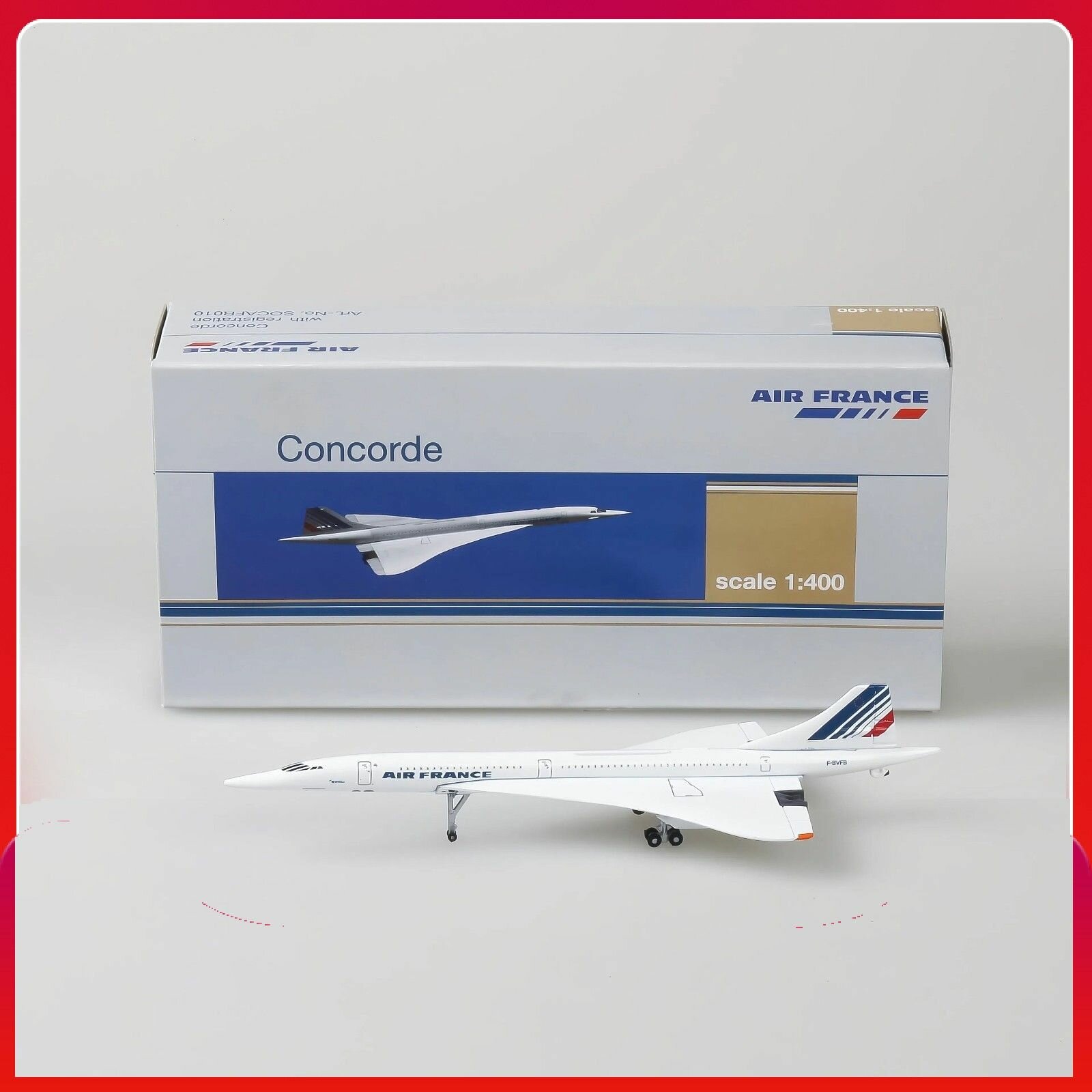 Модель самолета Concord,16 см, Коллекционный Экземпляр