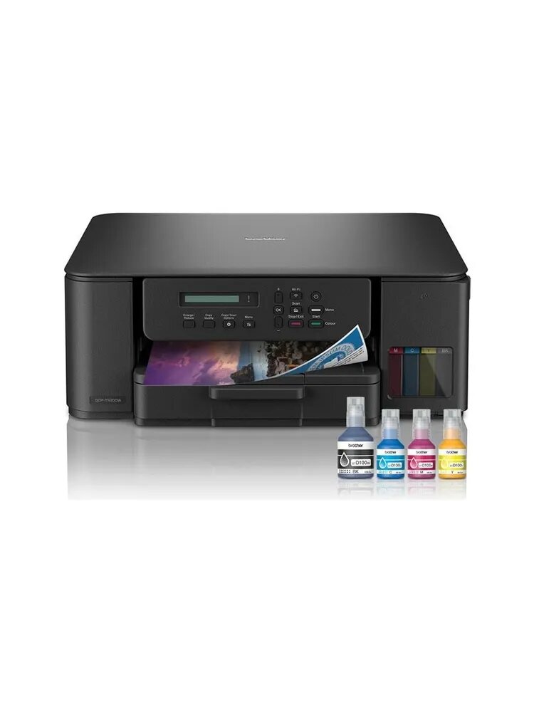 Brother МФУ МФУ Brother DCP-T530W — Быстрая Wi-Fi Печать + Экономия Чернил, Авто-Дуплекс, Максимум Функций