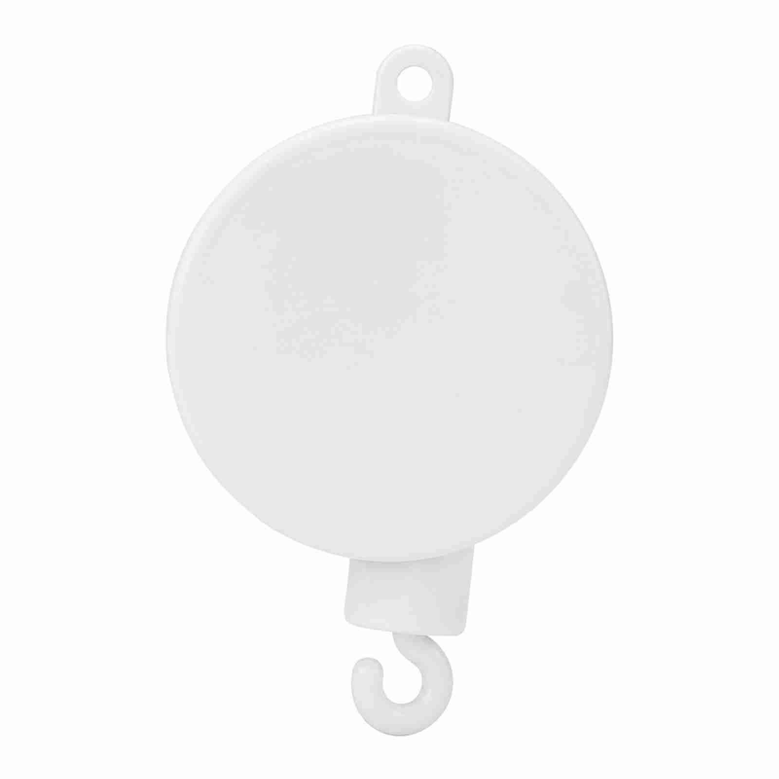 Музыкальный мобиль на детскую кроватку с проектором и ночником - развивающая игрушка для новорожденных, белый