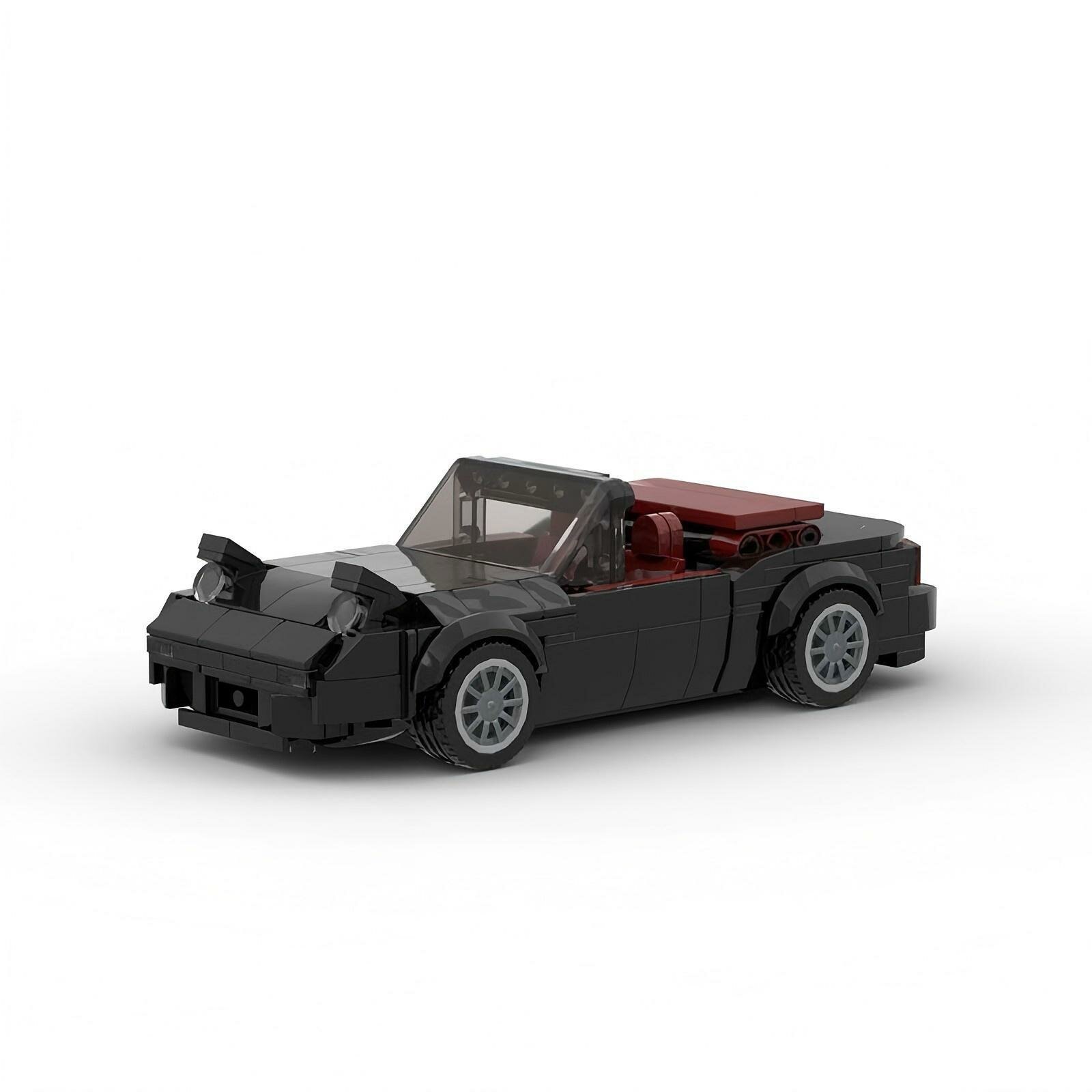 Набор игрушечных моделей MOC puzzle toy, креативная сборка автомобиля Mazda-Black, подарок для детей