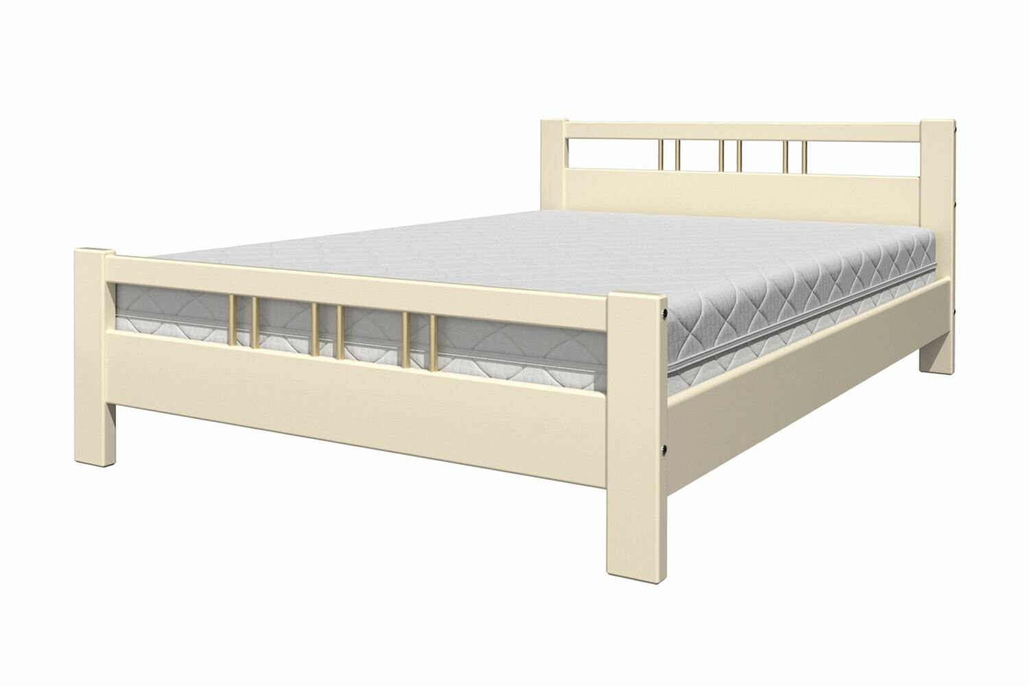 Вероника-3 Кровать Слоновая кость 160х200