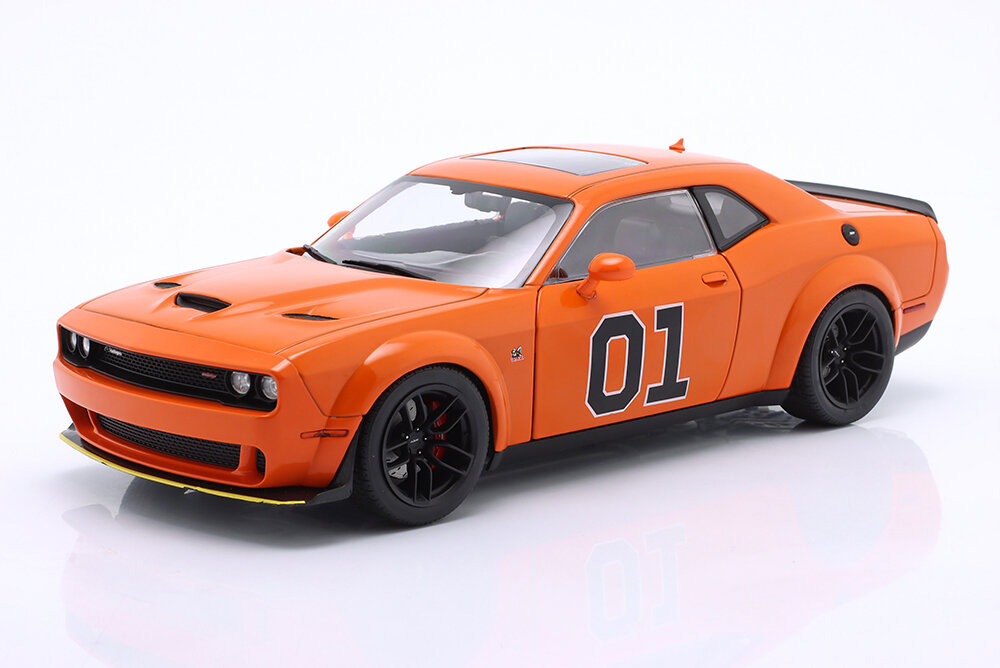 Модель коллекционная SOLIDO Dodge challenger rt tribute dukes of hazzard 2023 orange