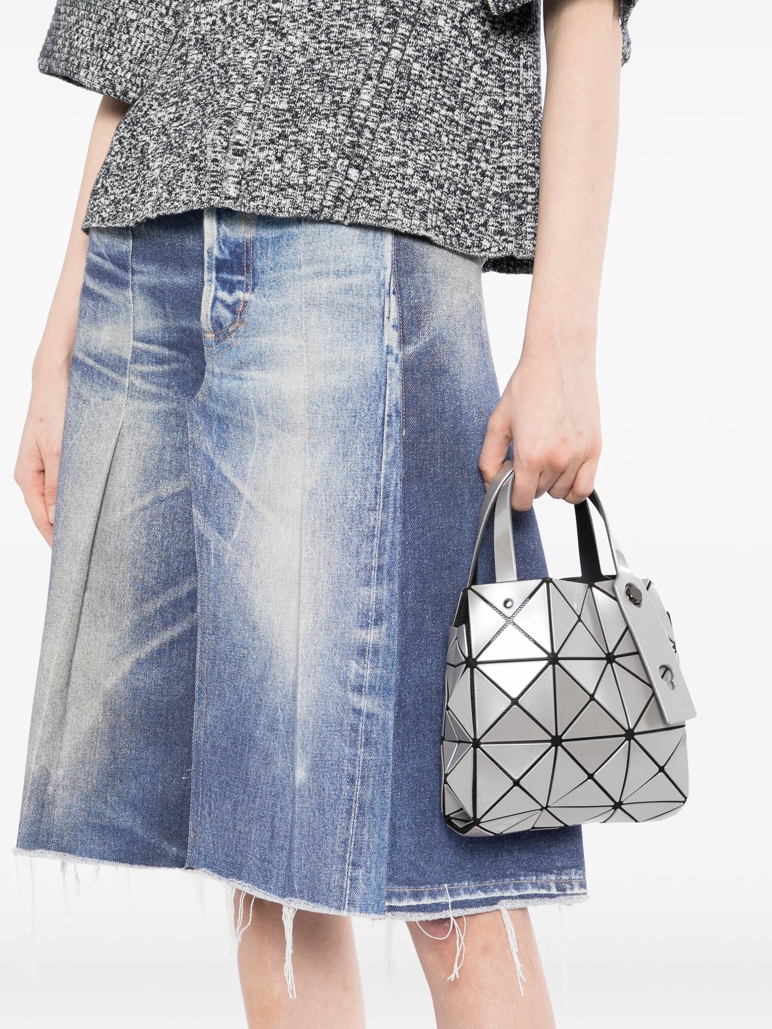 Сумка Bao Bao Issey Miyake Carat, серый — фото 1